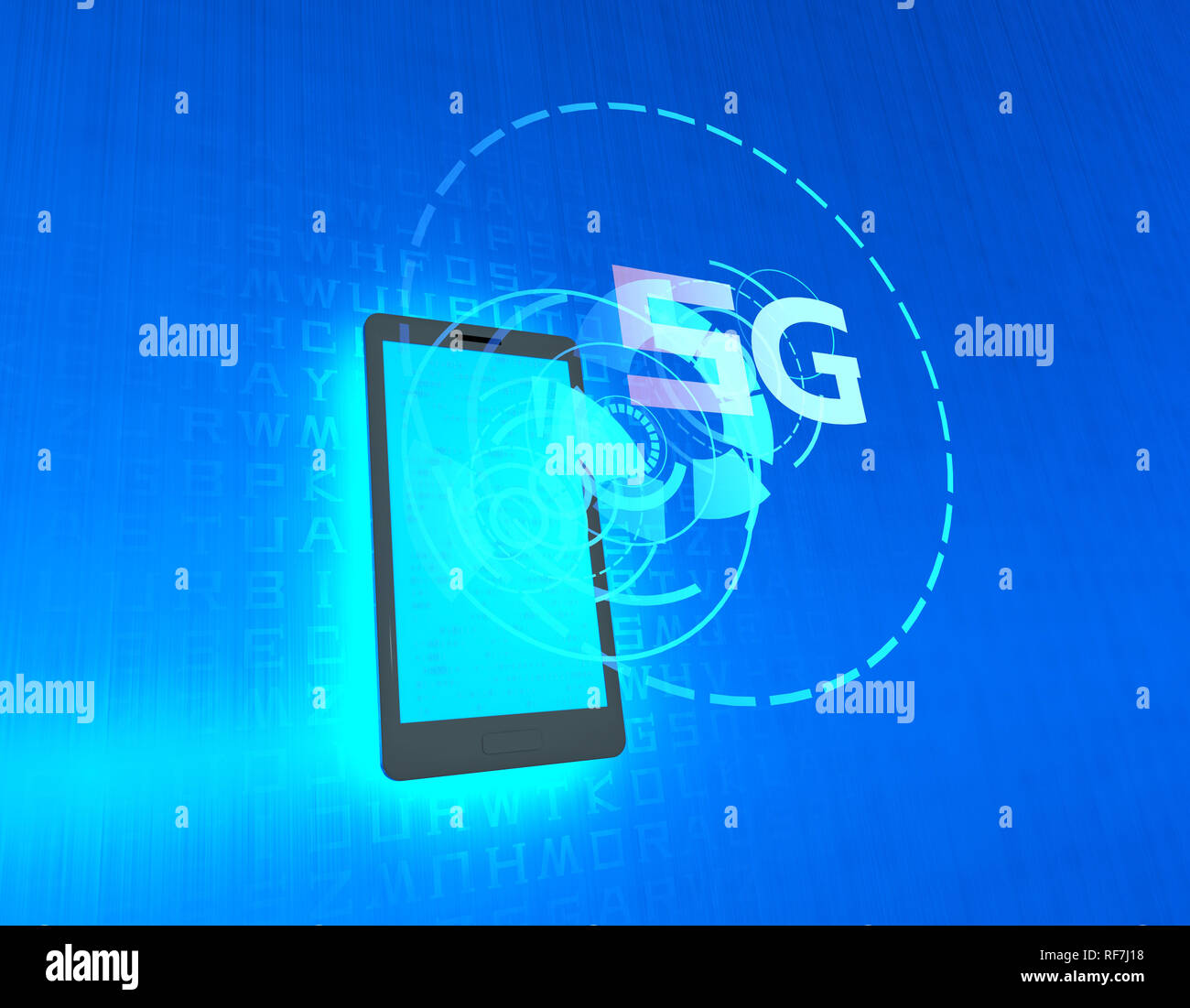Future 5G network, technology data transmission, mobile 5G network ...