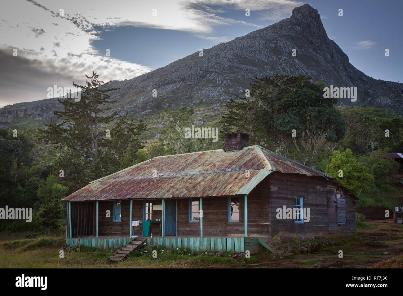Mount Mulanje, a giant massif in southern district, Malawi, is the ...