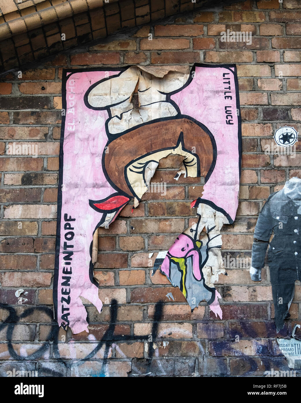 Paste up street art hi-res stock photography and images - Alamy