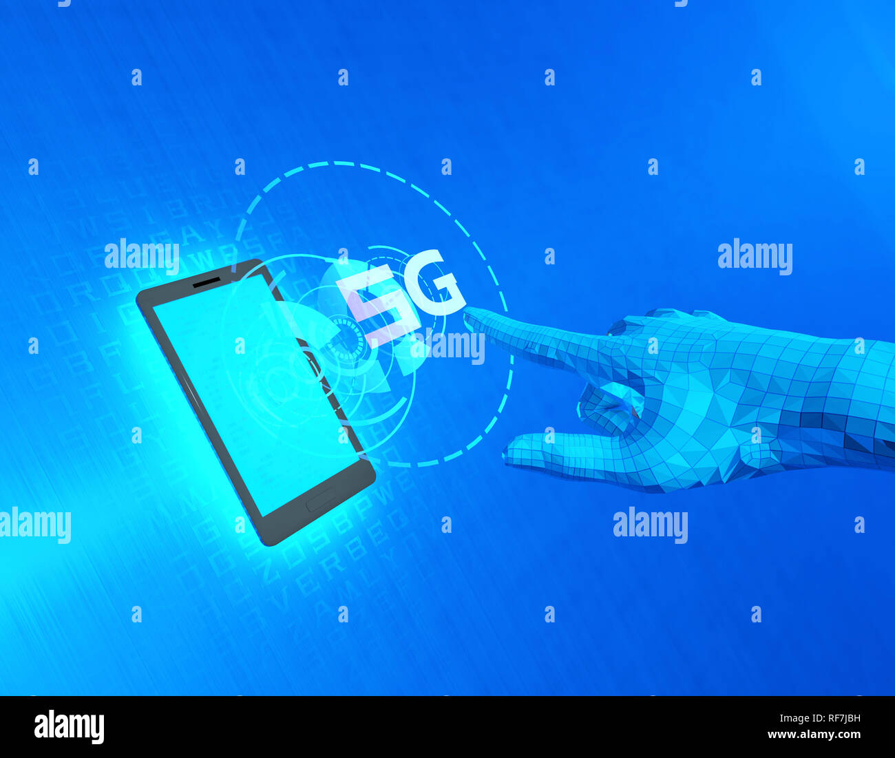 Future 5G network, technology data transmission, mobile 5G network ...