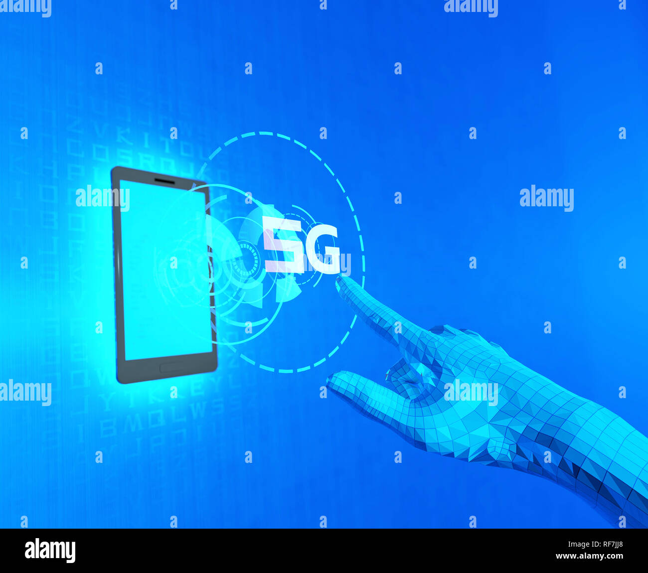 Future 5G network, technology data transmission, mobile 5G network ...