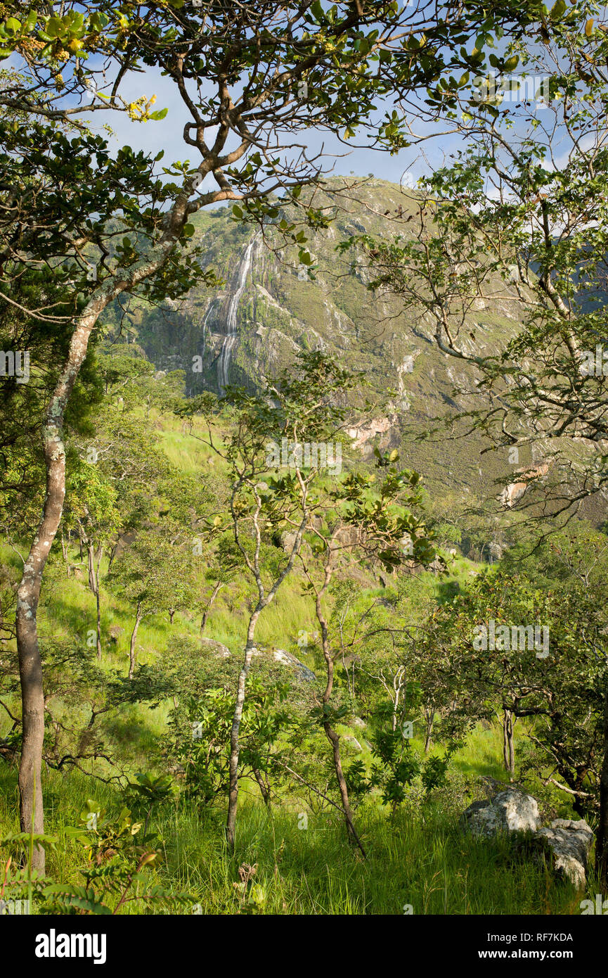 Mount Mulanje, a giant massif in southern district, Malawi, is the ...
