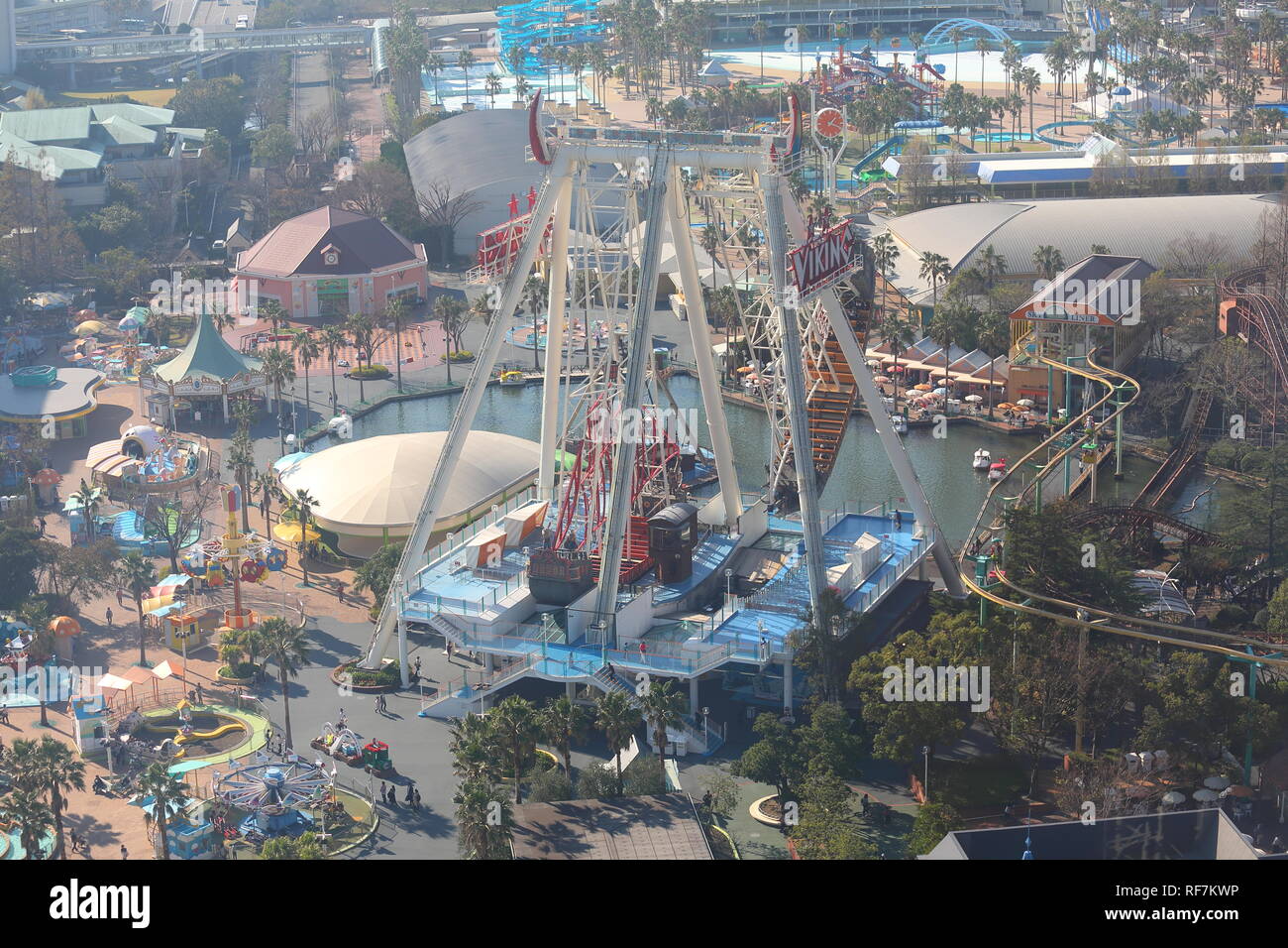 Nagashima spa land amusement park in Mie Japan Stock Photo - Alamy