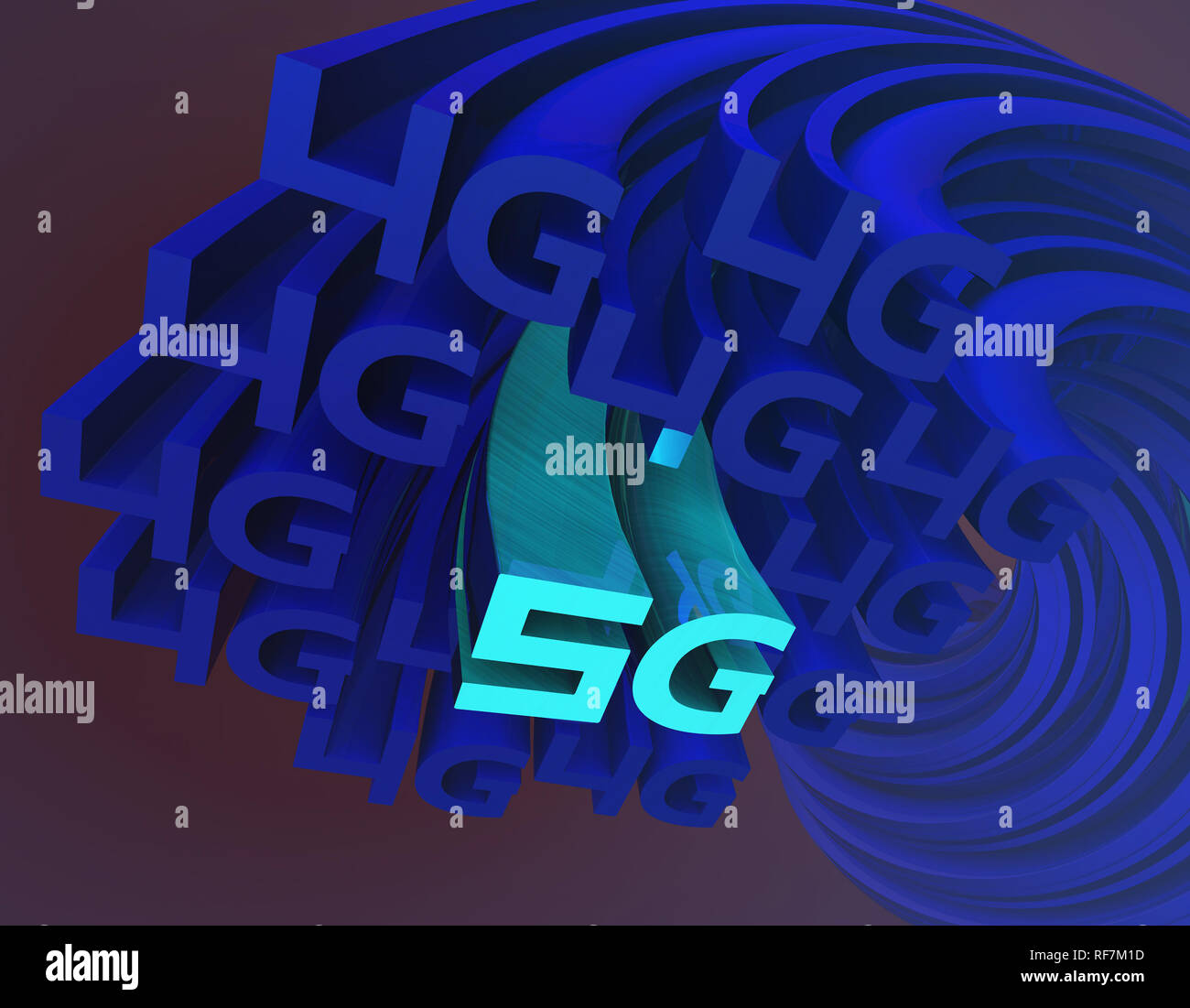 Future 5G network, technology data transmission, 4G and 5G Stock Photo ...