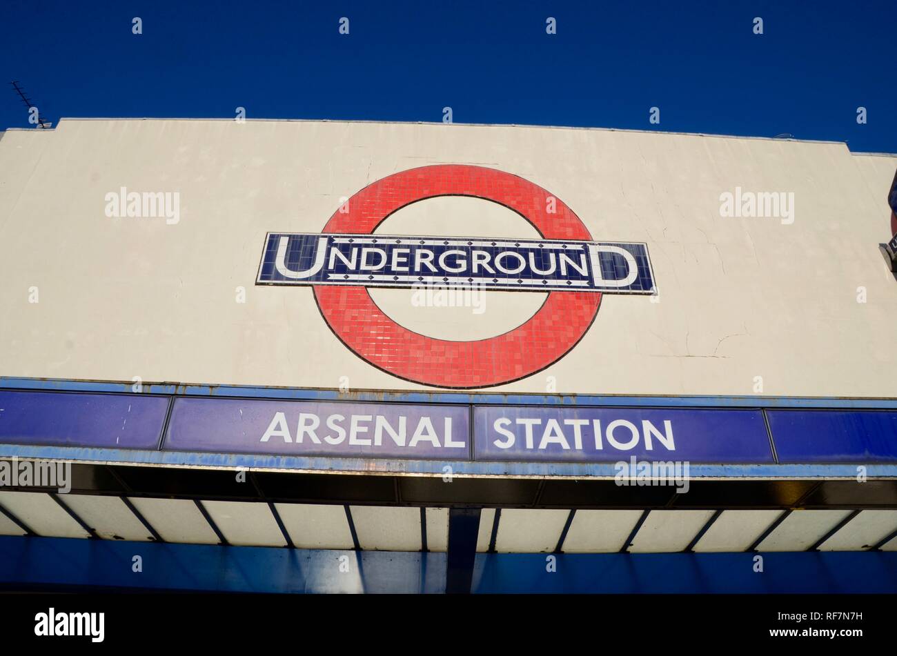 Arsenal underground station hi-res stock photography and images - Alamy