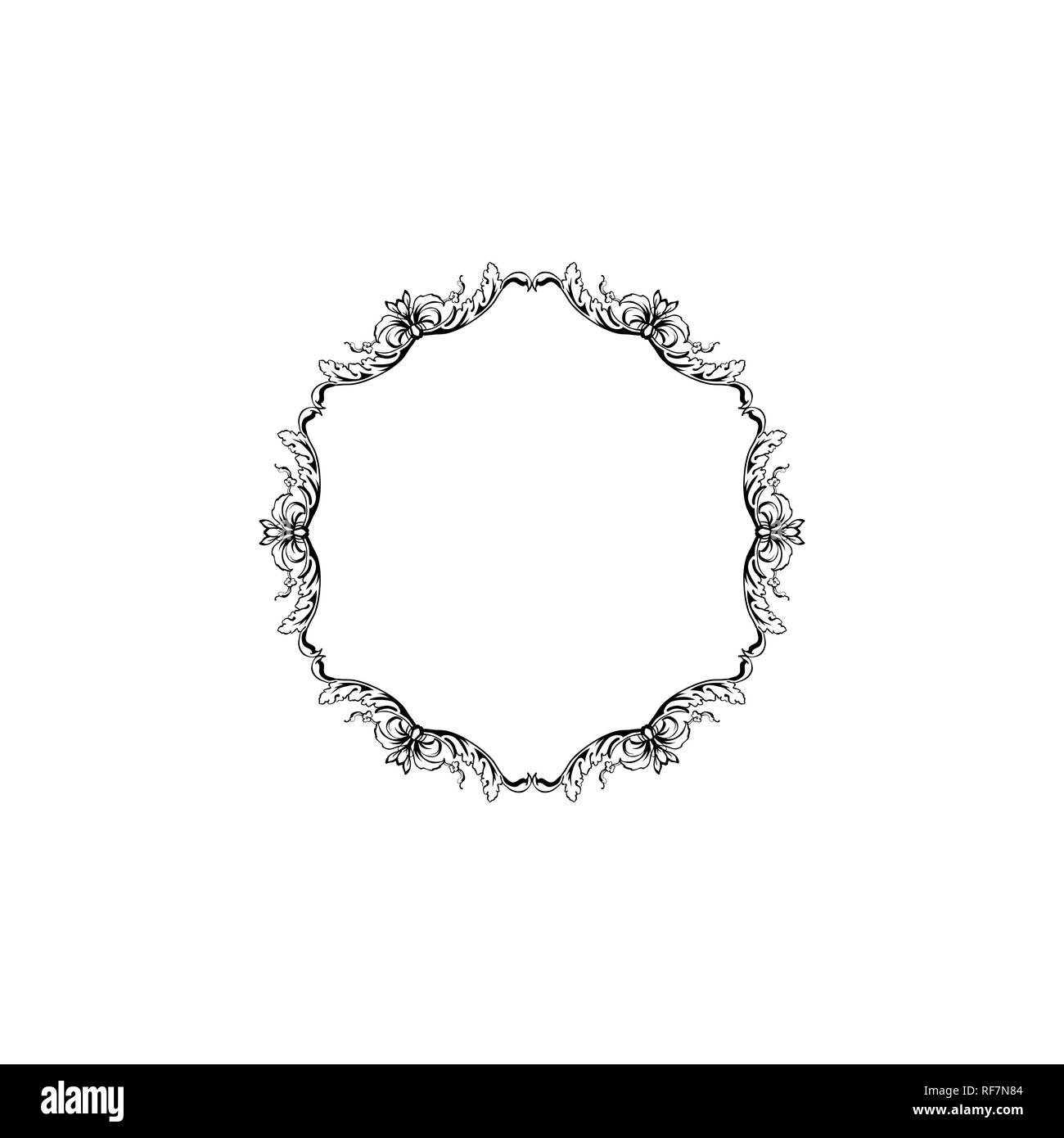 Filigree Round Border