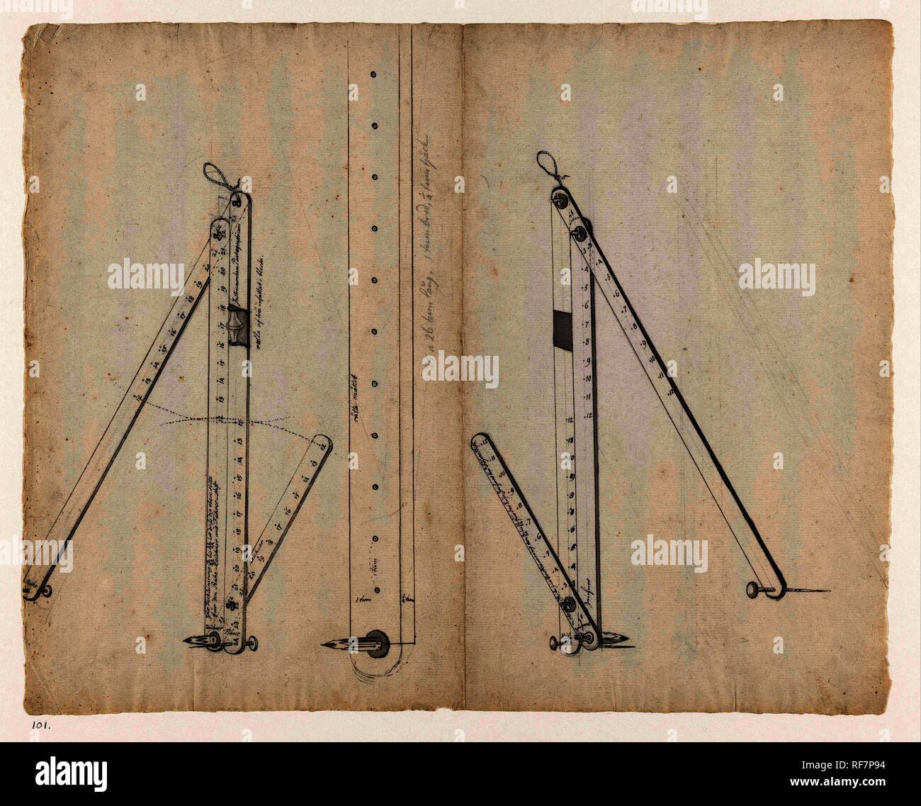 Pantograph drawing hi-res stock photography and images - Alamy
