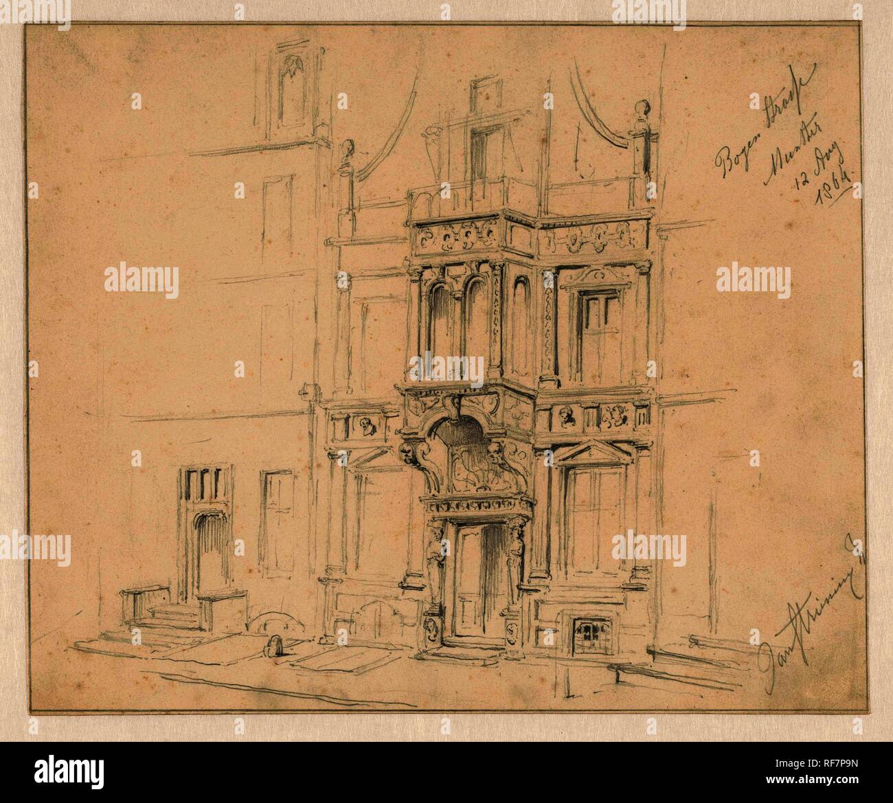 Bay window drawing hi-res stock photography and images - Alamy