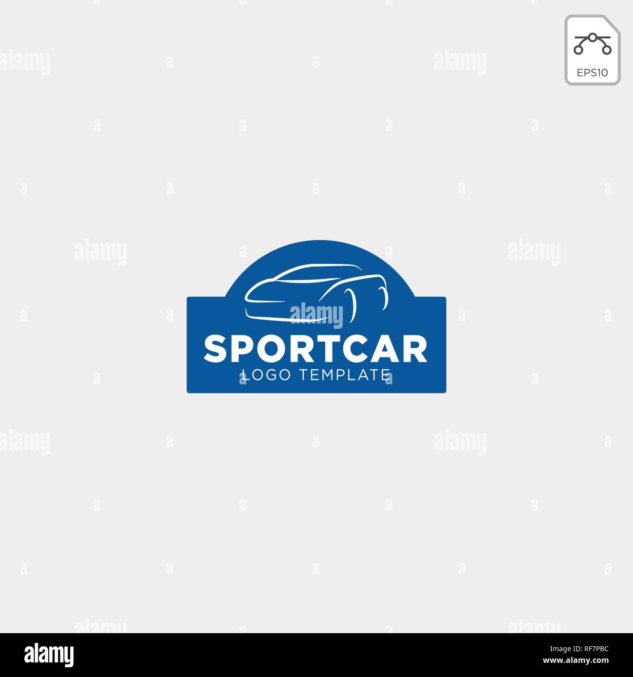 Car automotive logo in simple line graphic design template vector ...