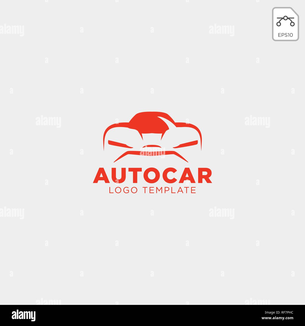 Car automotive logo in simple line graphic design template vector ...