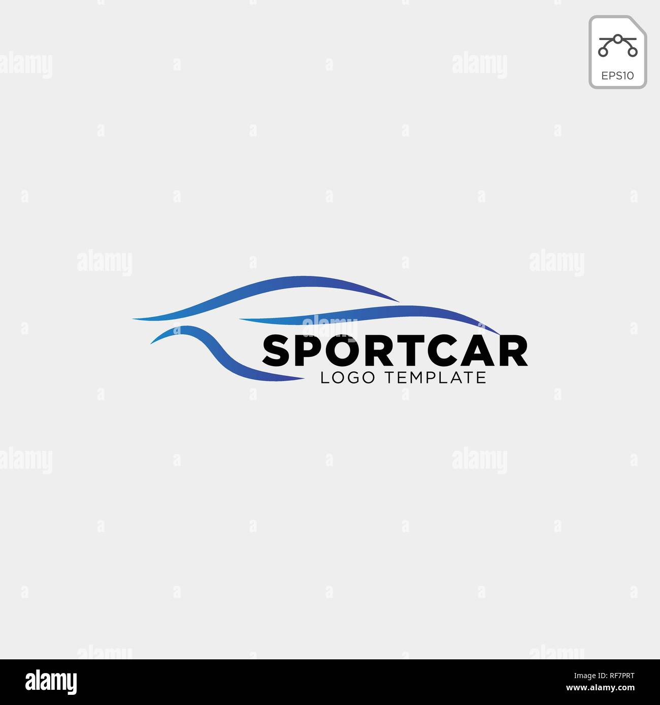 Car automotive logo in simple line graphic design template vector ...
