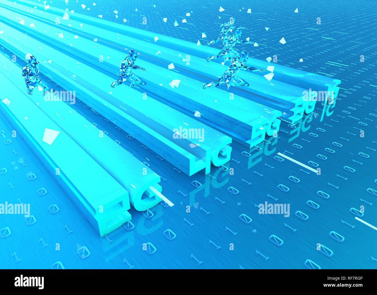 Future 5G network, technology data transmission, digital technology ...