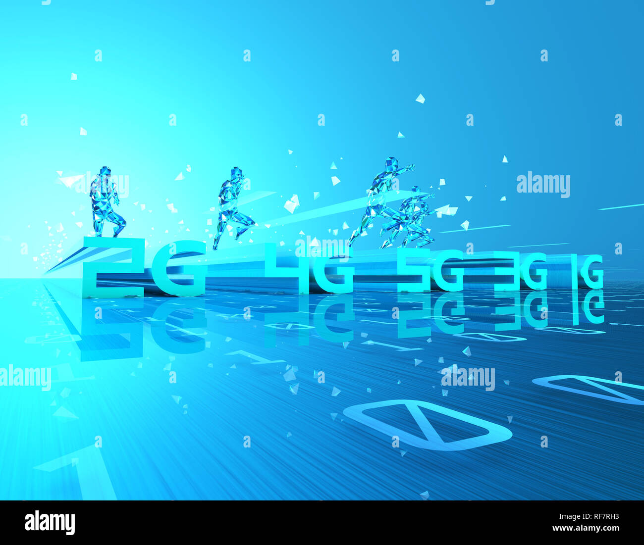 Future 5G network, technology data transmission, digital technology ...