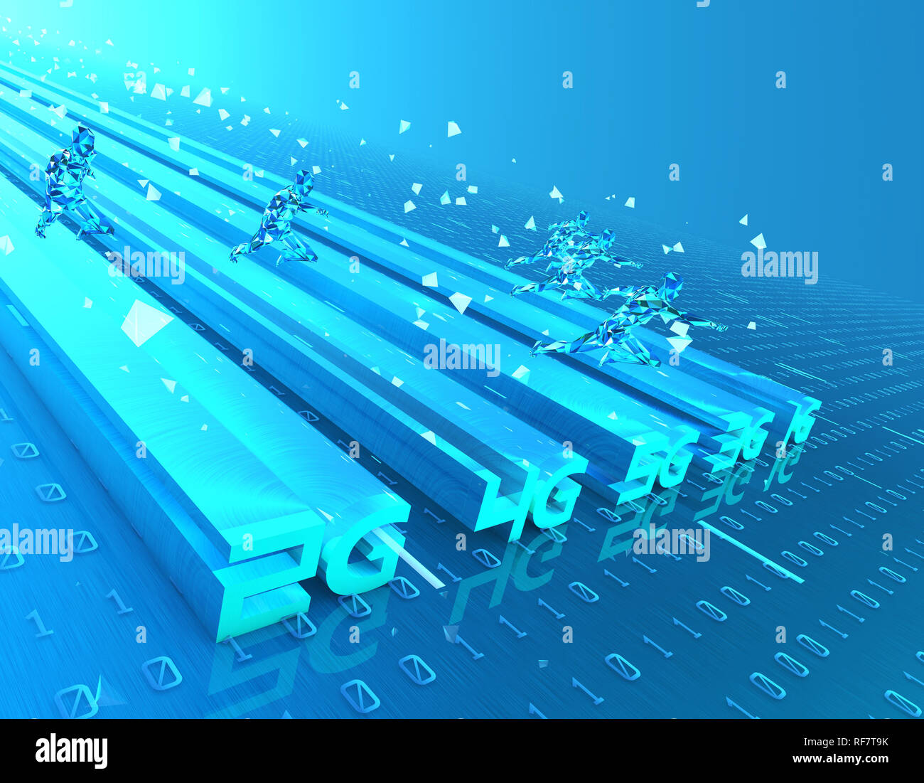 Future 5G network, technology data transmission, digital technology ...