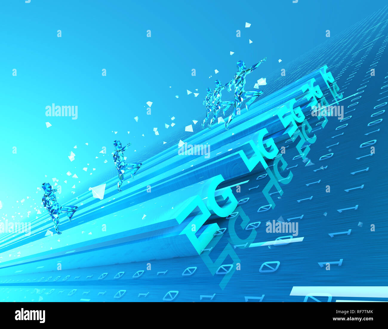 Future 5G network, technology data transmission, digital technology ...