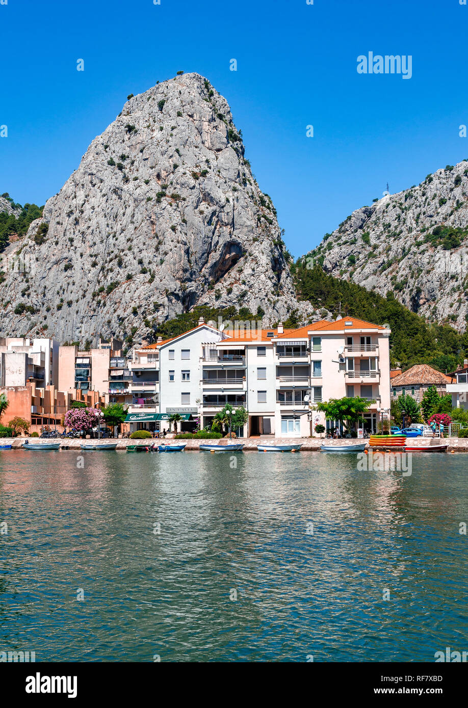 Town Omis in Croatia Stock Photo - Alamy
