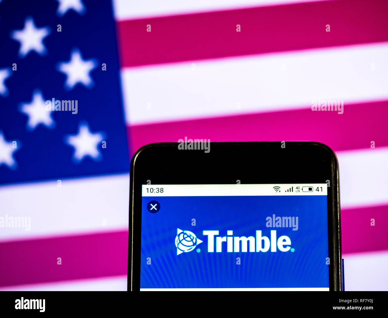 Trimble logo hi-res stock photography and images - Alamy