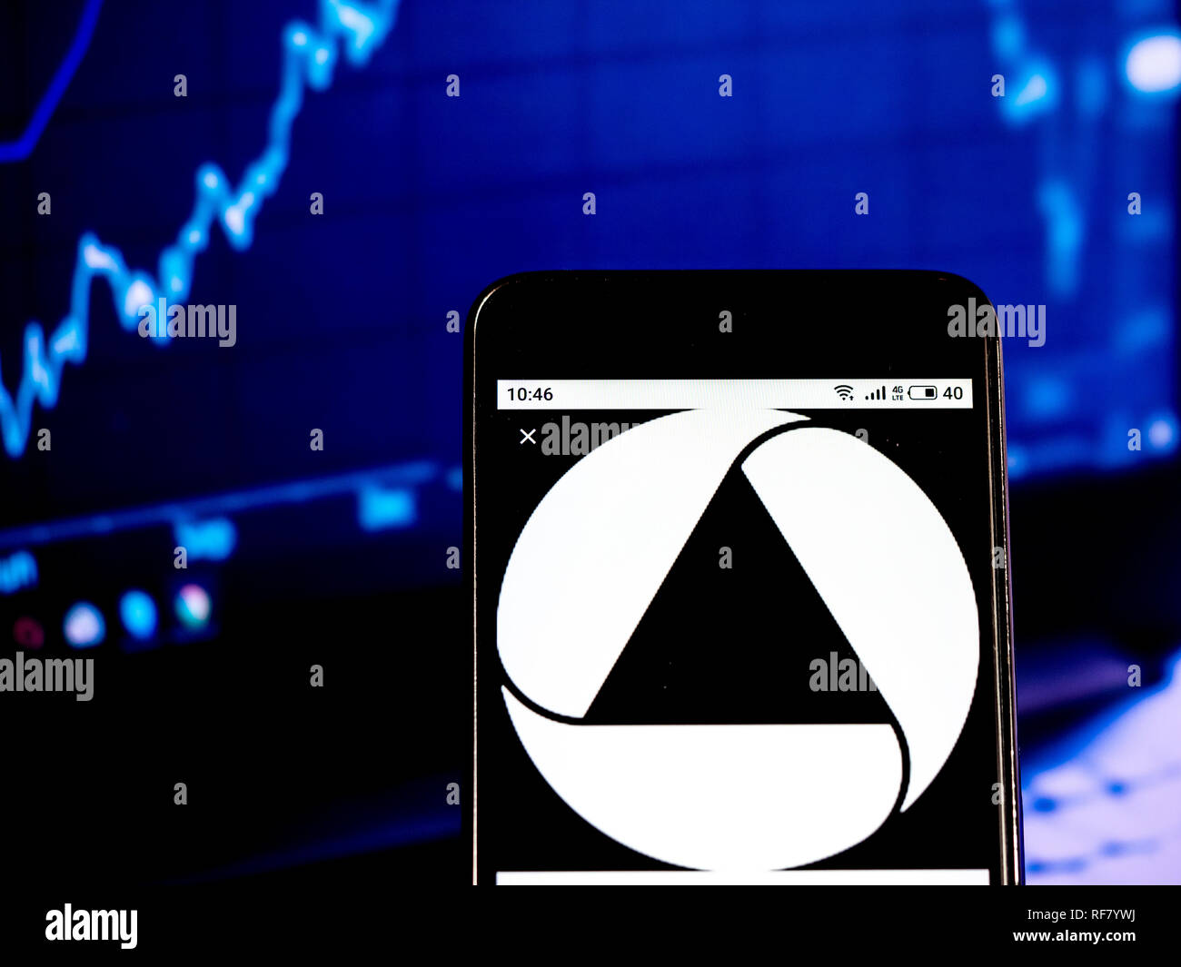 On Assignment, Inc. Company logo seen displayed on smart phone Stock ...