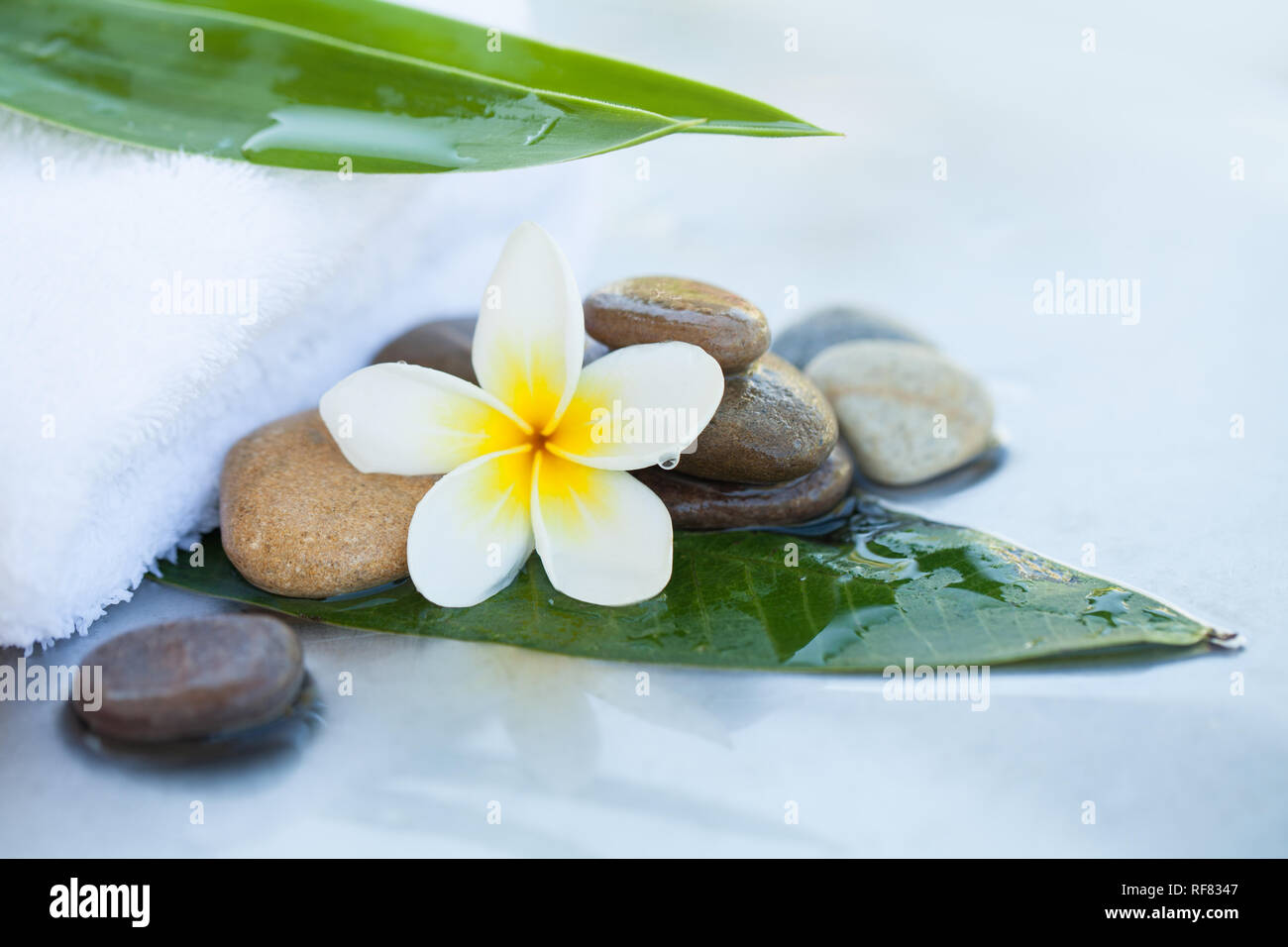 spa objects and stones for massage treatment Stock Photo - Alamy