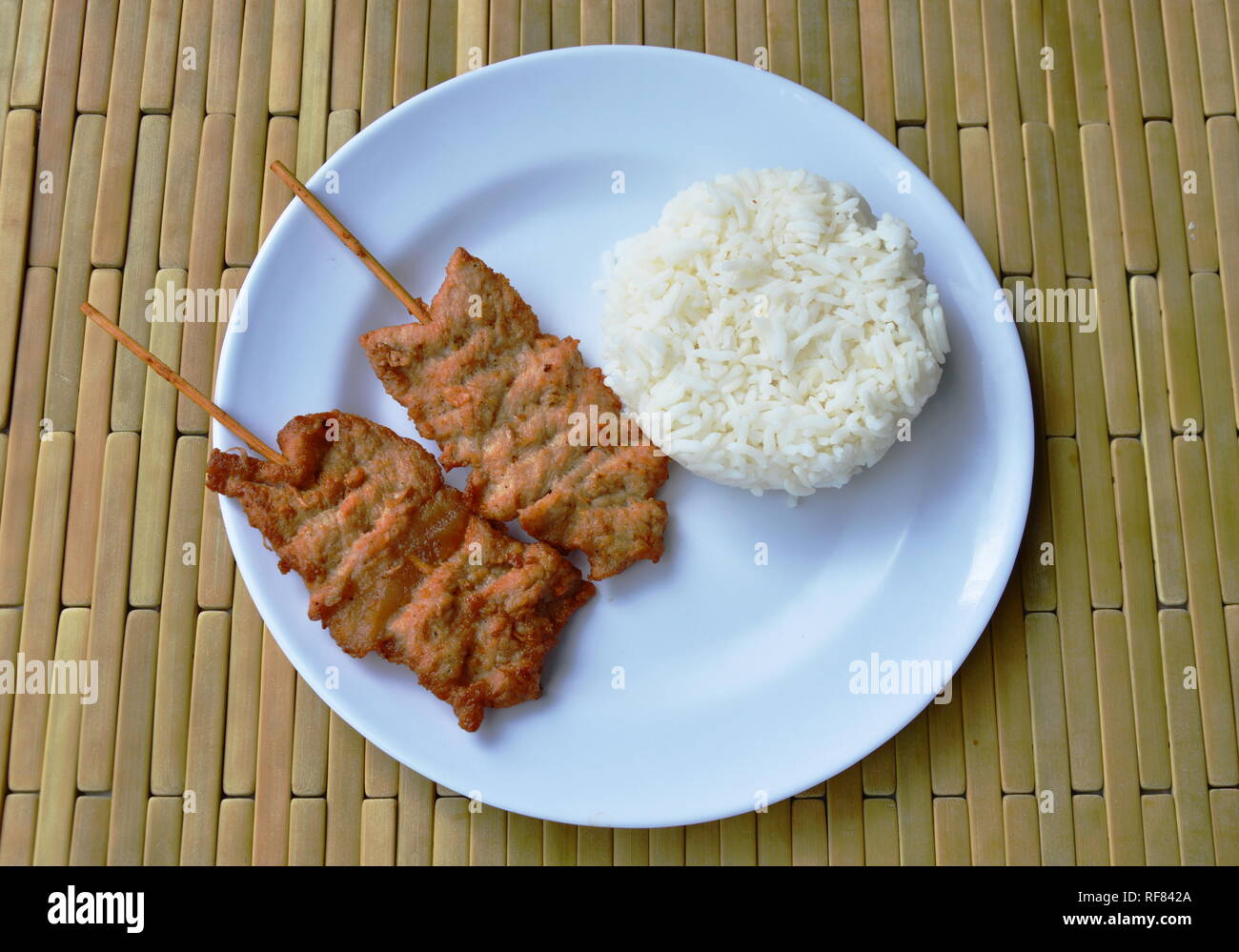Grilled pork stab in hi-res stock photography and images - Alamy