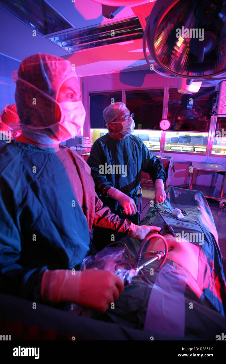 Laparoscopic surgery, appendix operation, Germany Stock Photo - Alamy