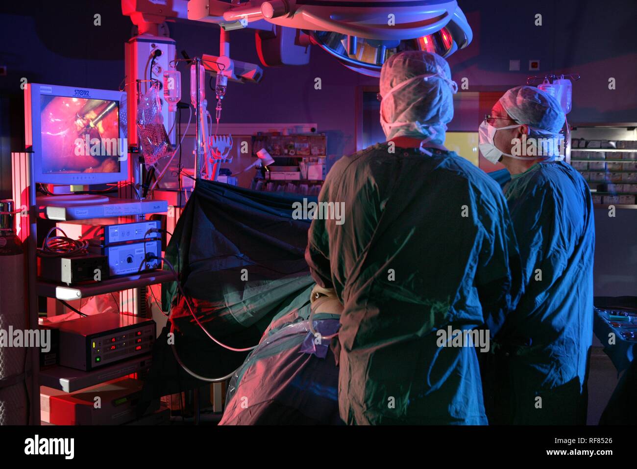 Laparoscopic surgery, gall bladder operation, Germany Stock Photo - Alamy