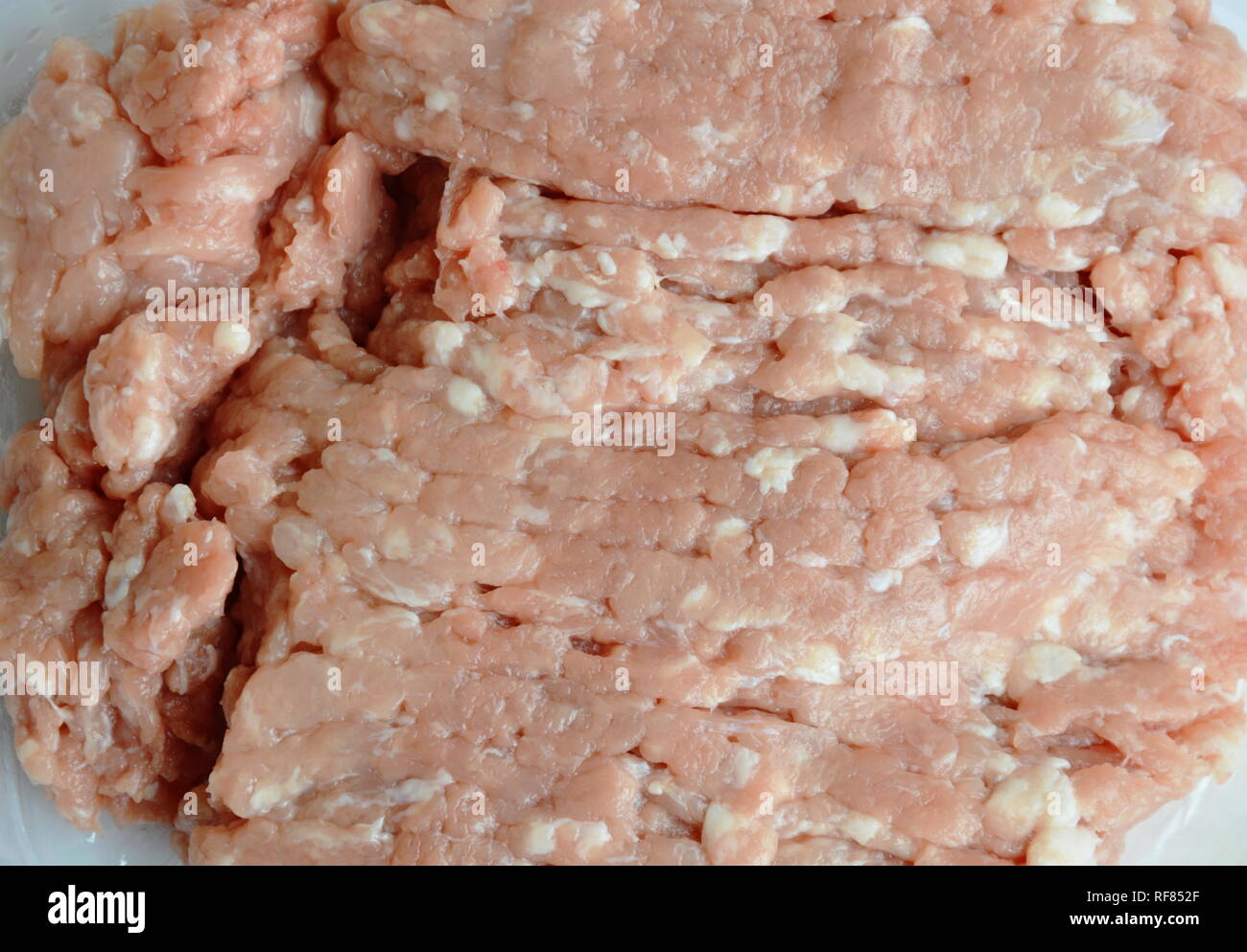 raw minced pork in plastic tray Stock Photo - Alamy