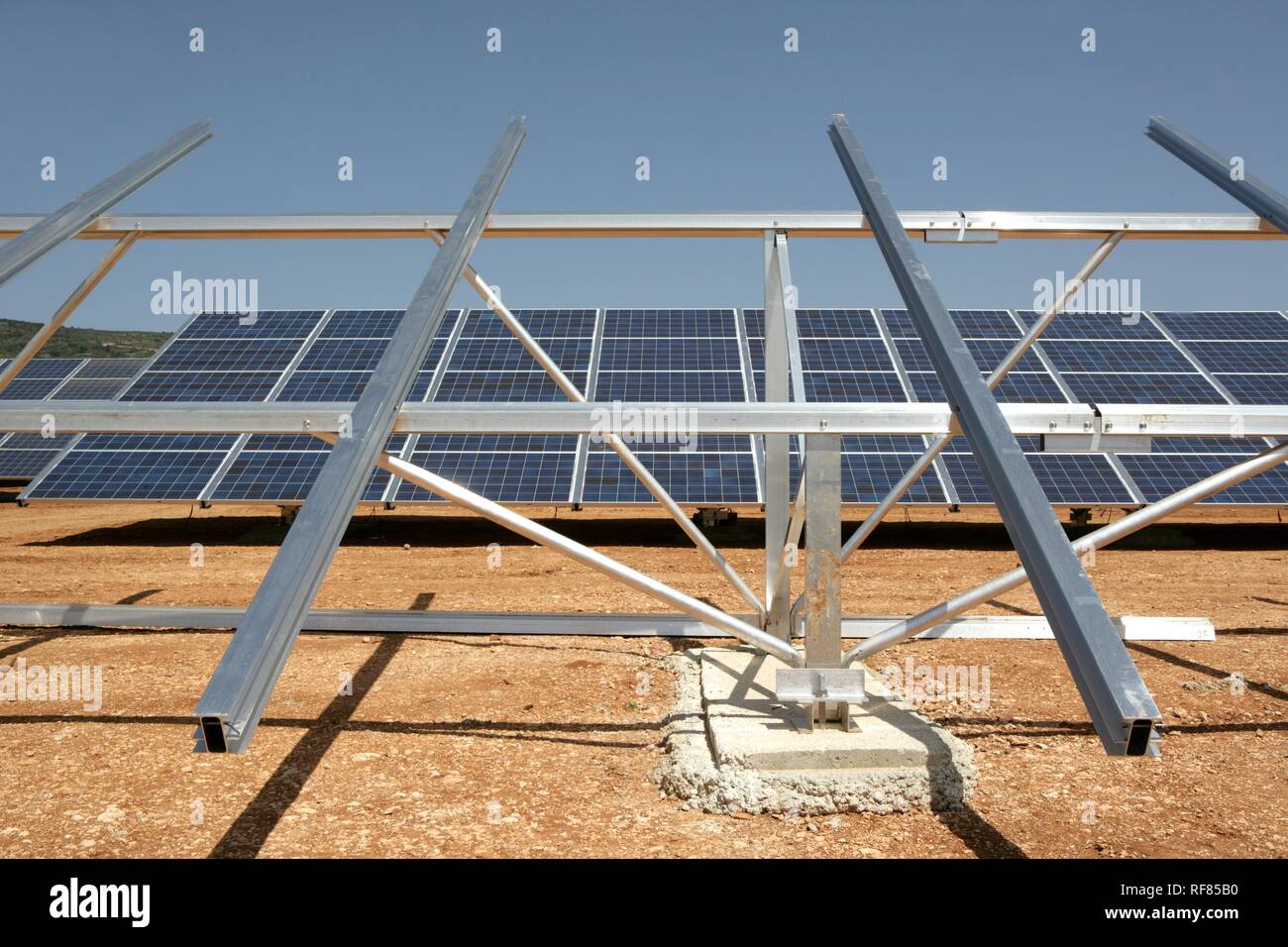 ESP, Spain, Beneixama: Solar power station, built by the german City ...