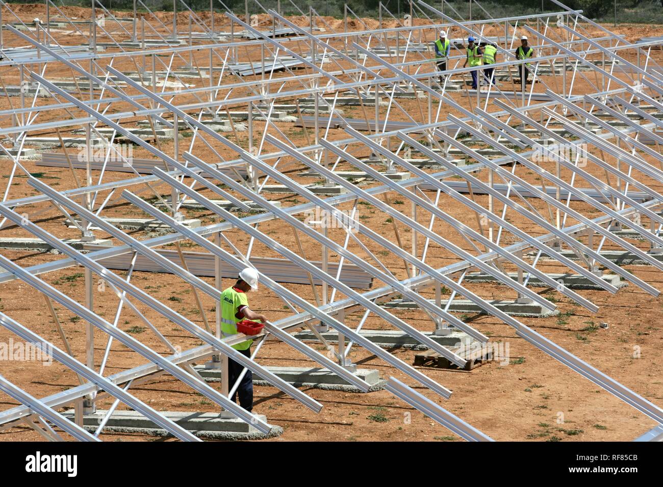 ESP, Spain, Beneixama: Solar power station, built by the german City ...