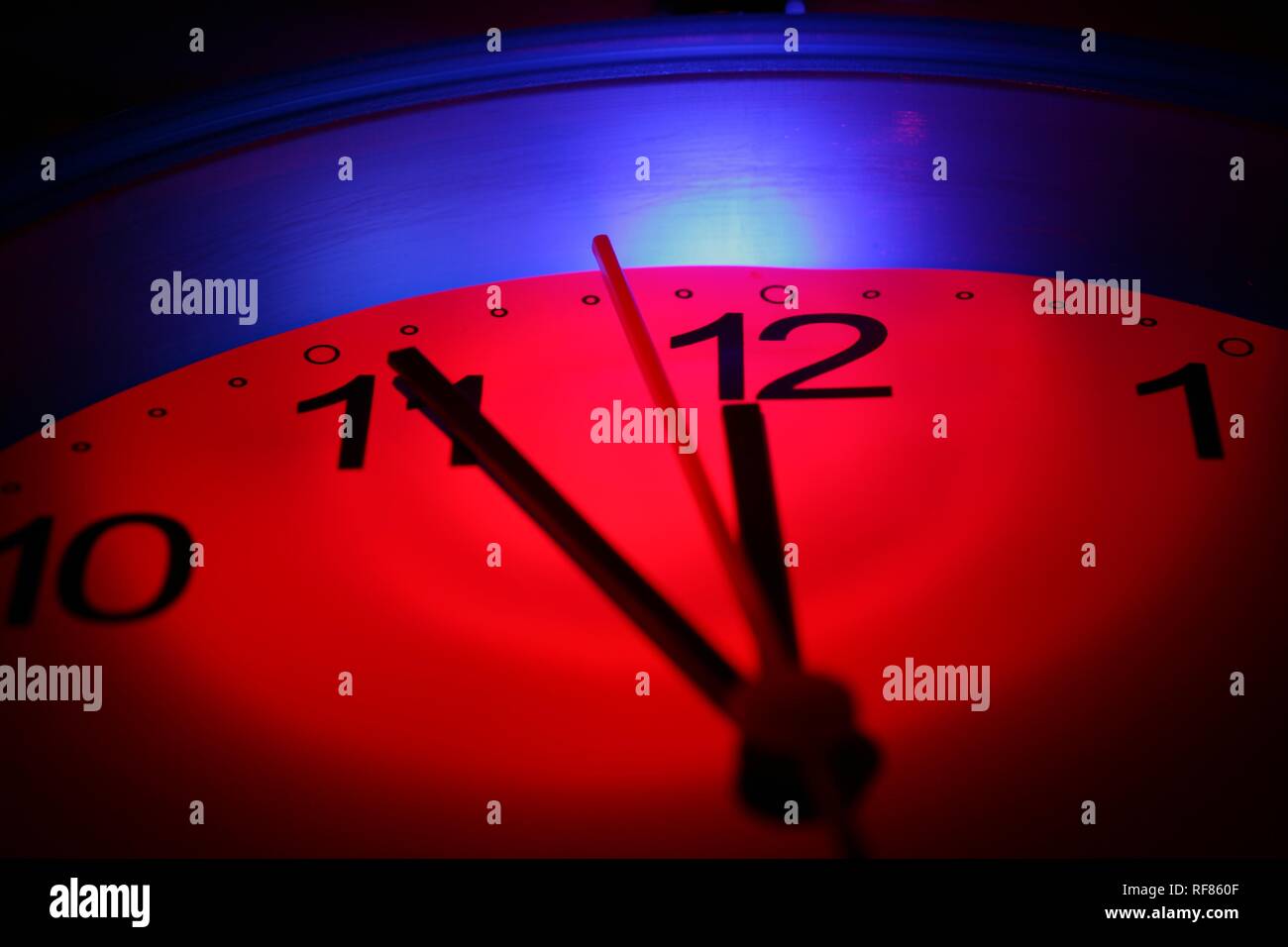 DEU, Germany: Clock, clock face. Watch hand. | Stock Photo - Alamy