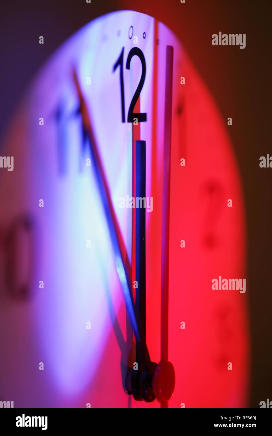 DEU, Germany: Clock, clock face. Watch hand. | Stock Photo - Alamy