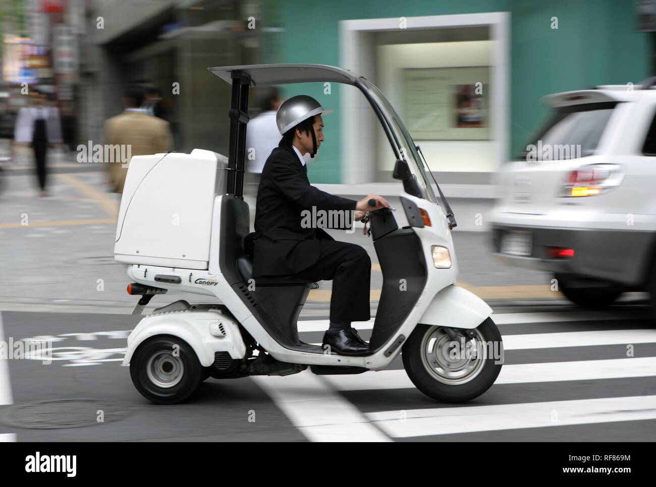Motorbiker, Tokyo, Japan, Asia Stock Photo - Alamy