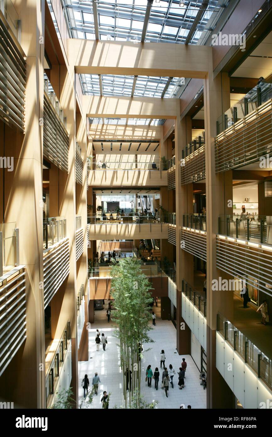 Shopping Mall Galleria, Tokyo Midtown Complex with the Tokyo Midtown ...
