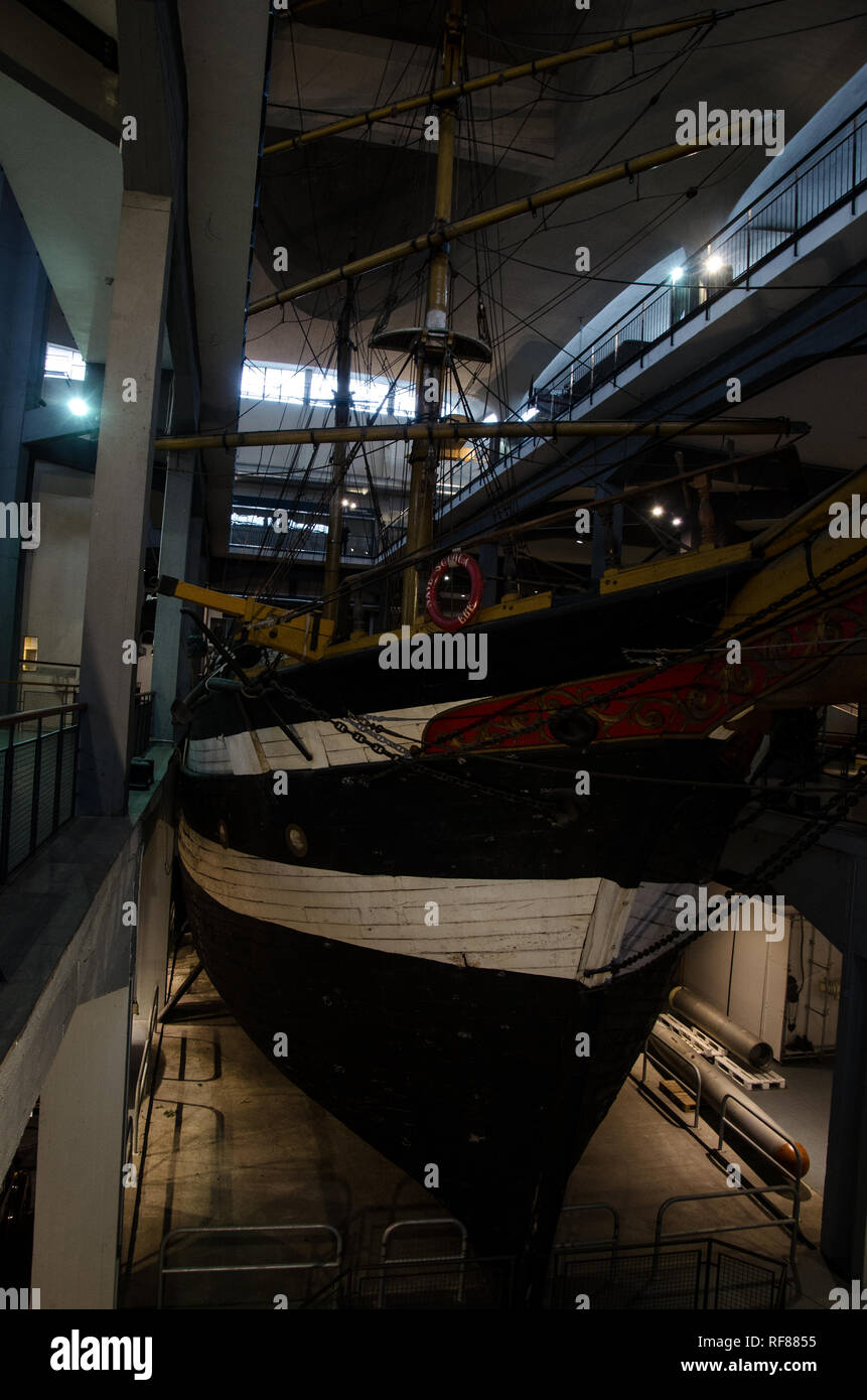 Inside Of Famous Tall Sailing Ship High Resolution Stock Photography ...