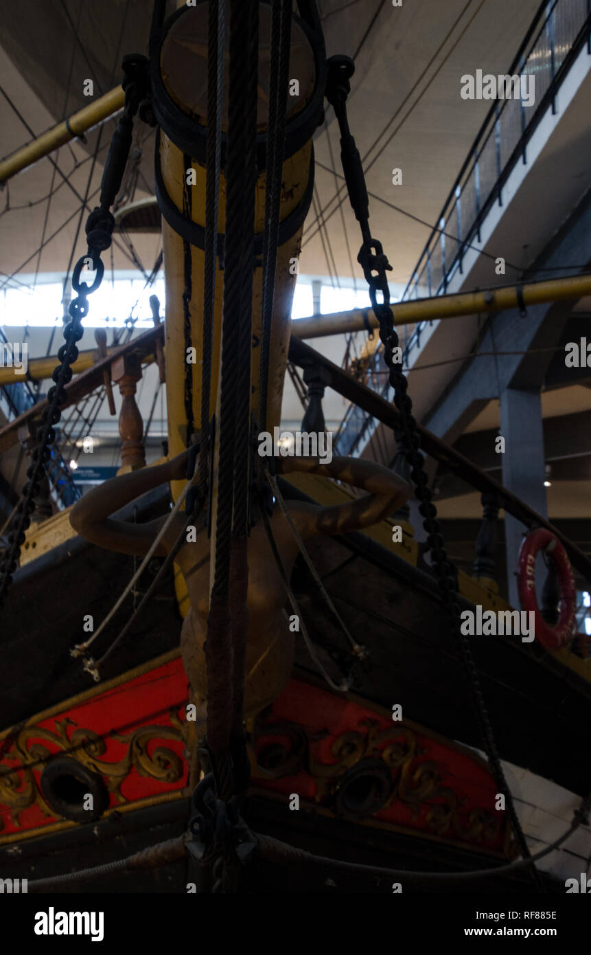 Inside Of Famous Tall Sailing Ship High Resolution Stock Photography ...
