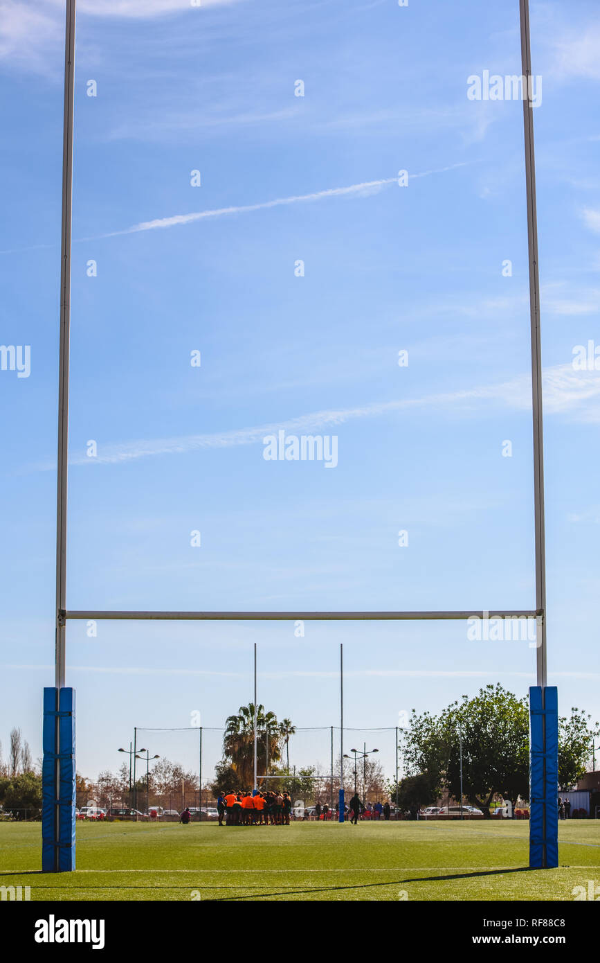 Rugby league field at night hi-res stock photography and images - Alamy