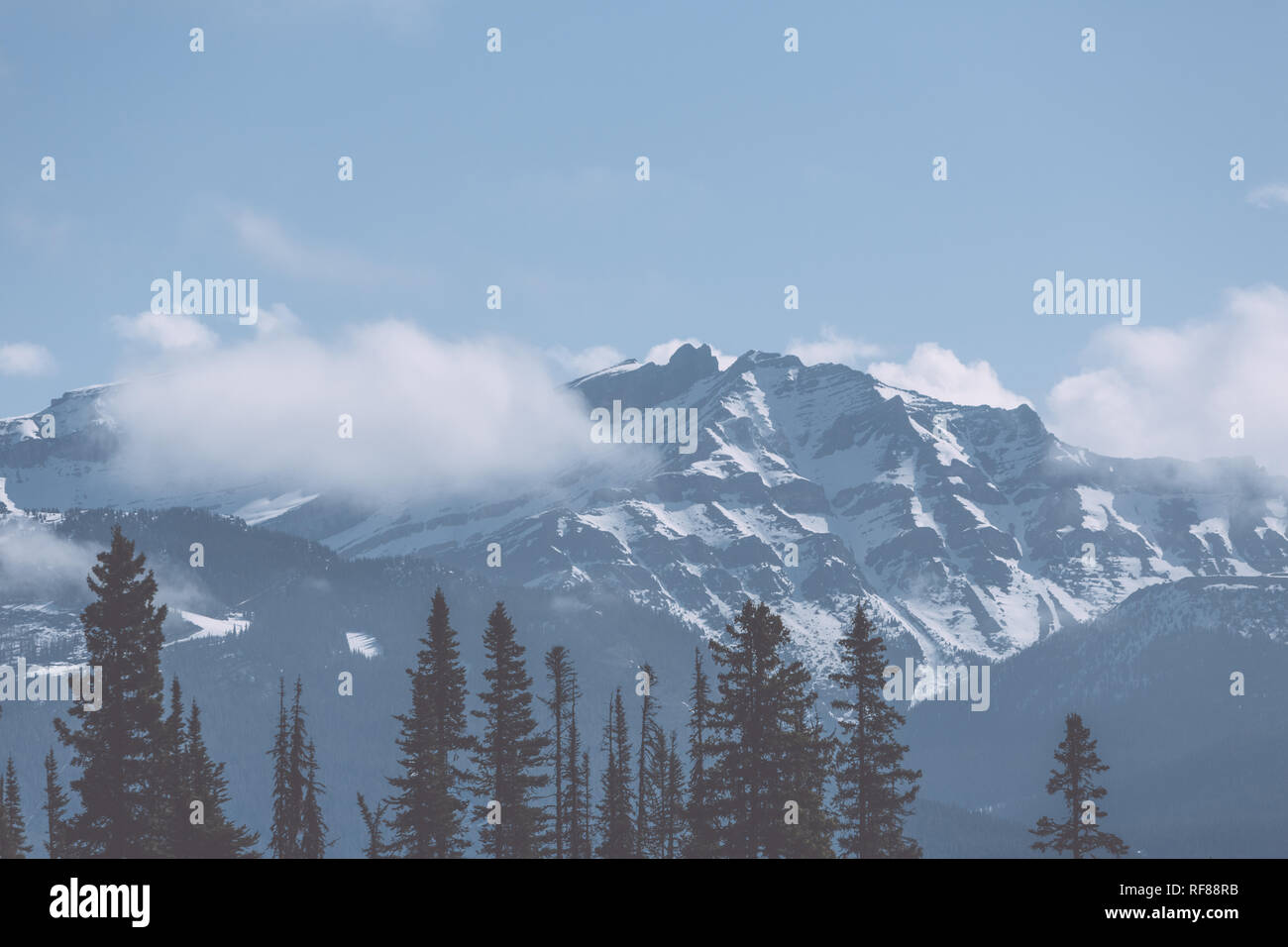 landscape of banff national park, canada Stock Photo - Alamy