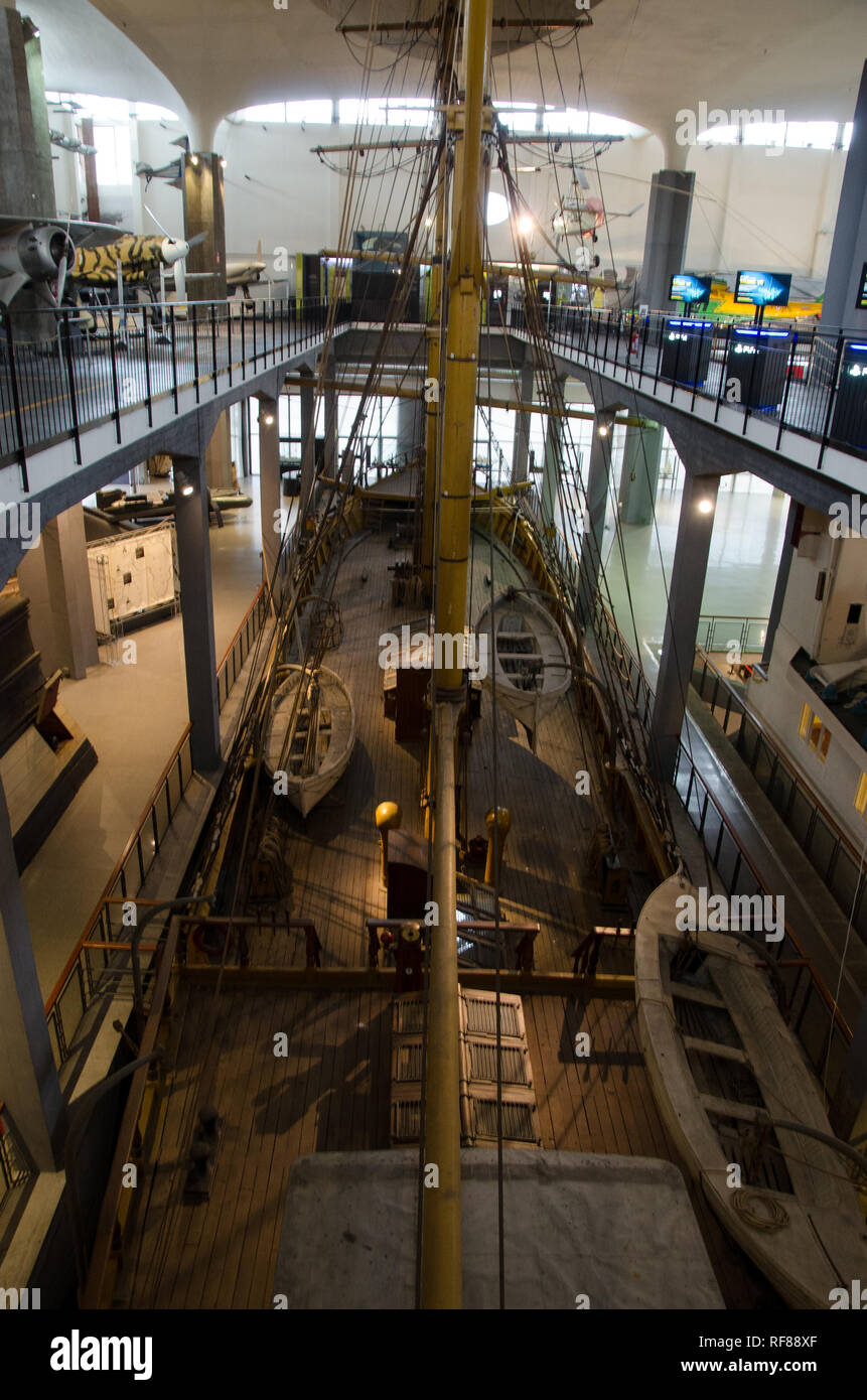 Inside Of Famous Tall Sailing Ship High Resolution Stock Photography ...