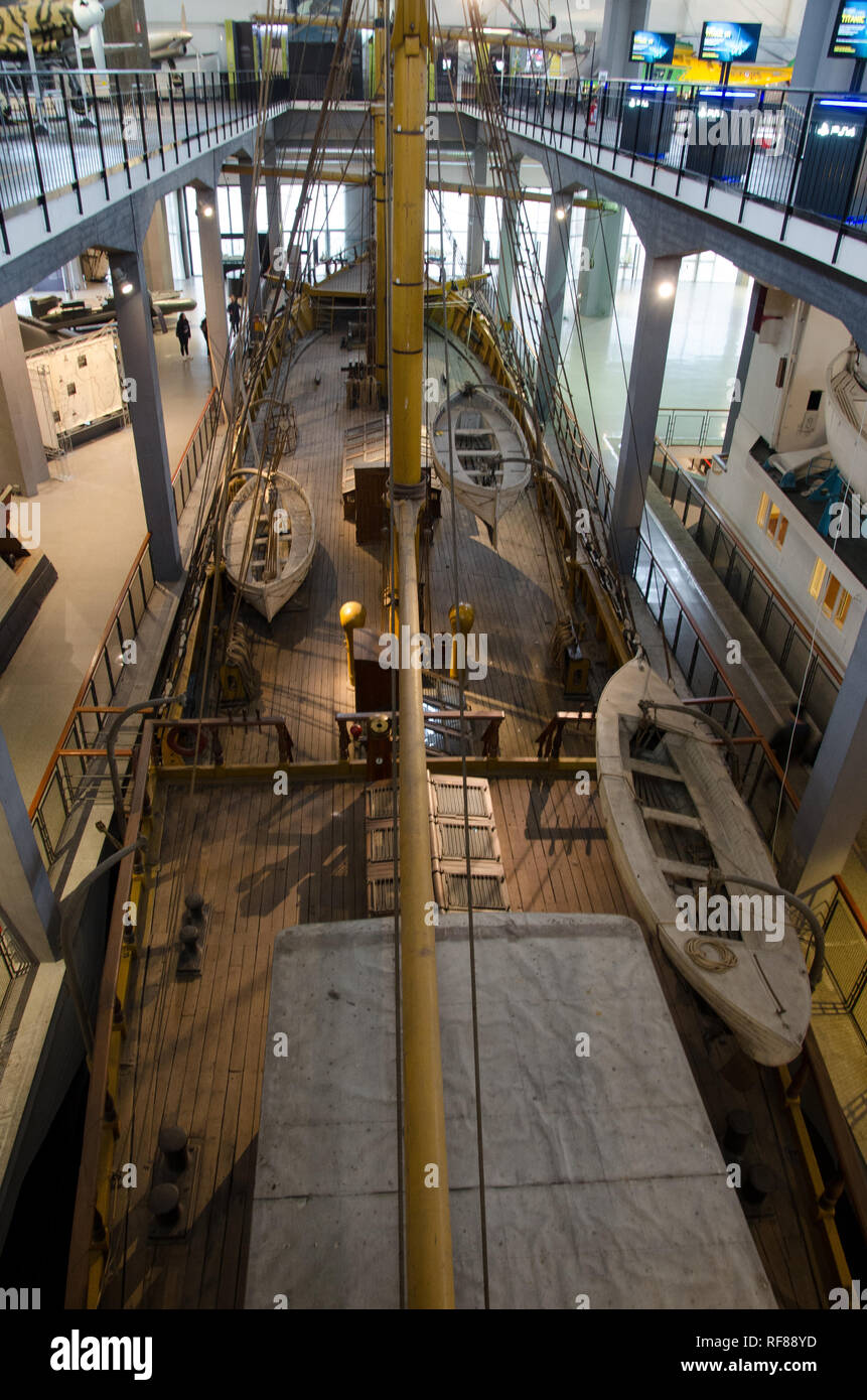 Inside Of Famous Tall Sailing Ship High Resolution Stock Photography ...
