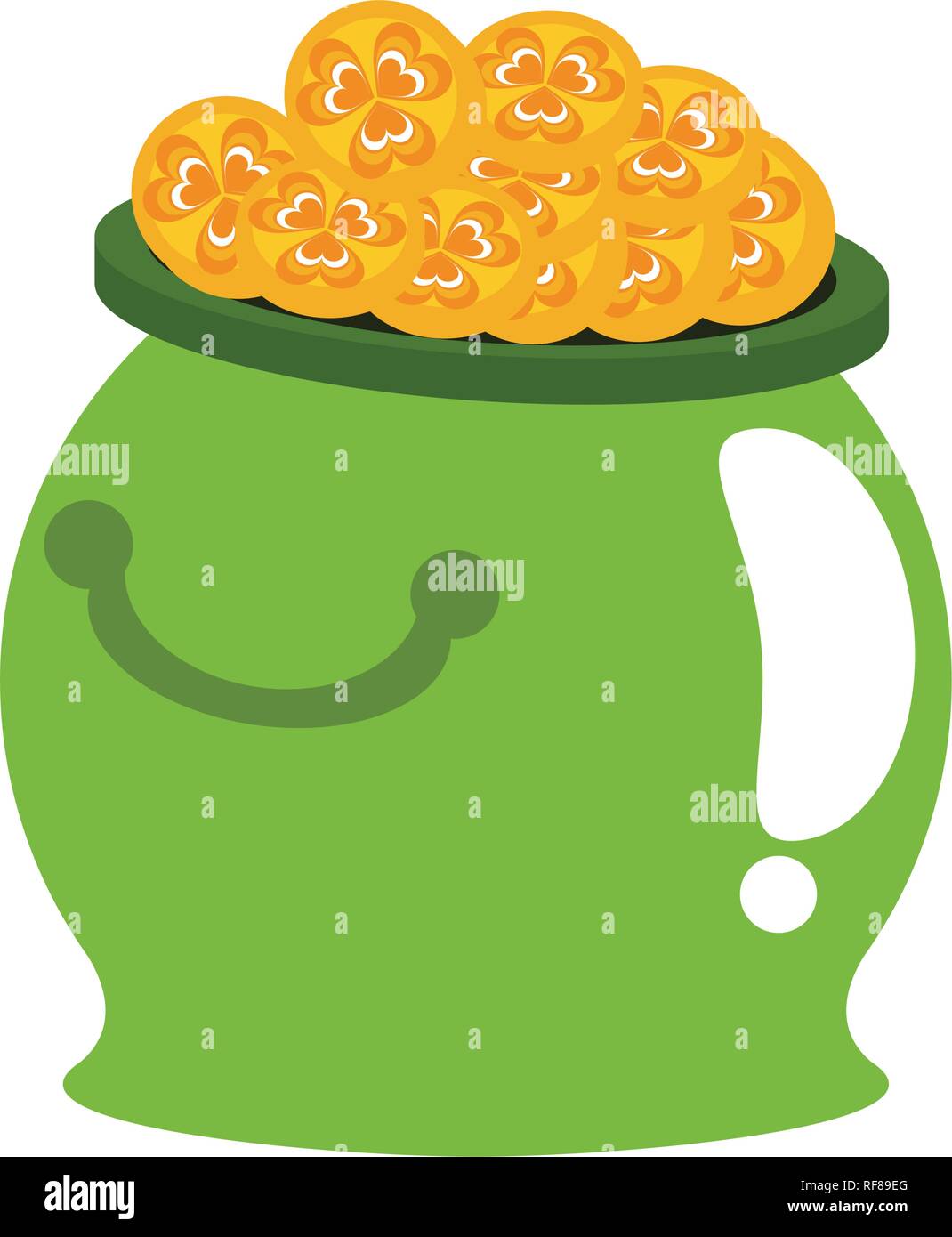 Coins pot cartoon Stock Vector Image & Art - Alamy