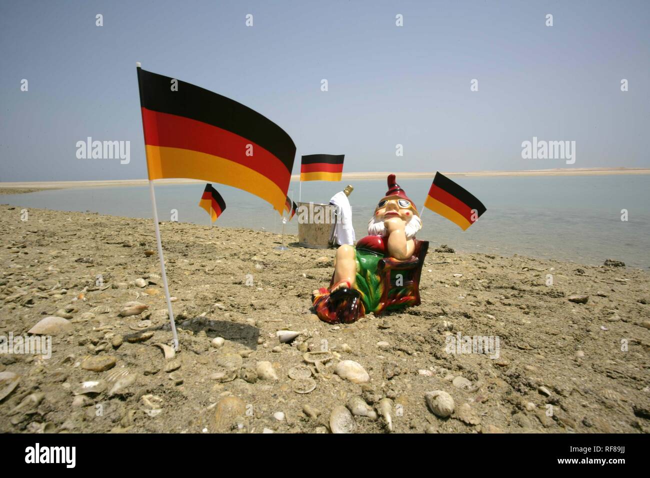 "Germany Island, " one of the artificial islands on a man-made world ...