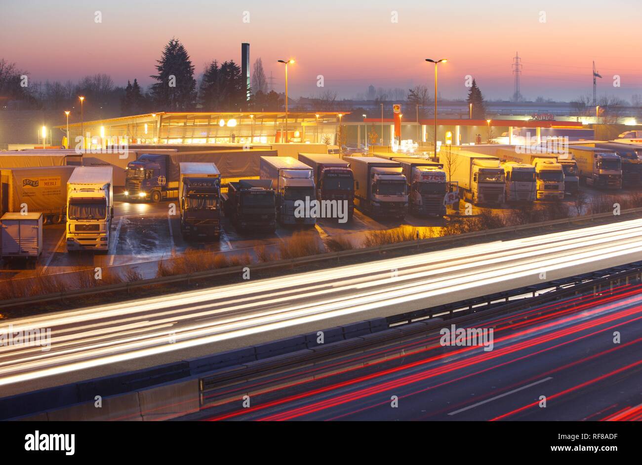 Autobahn service station hi-res stock photography and images - Alamy