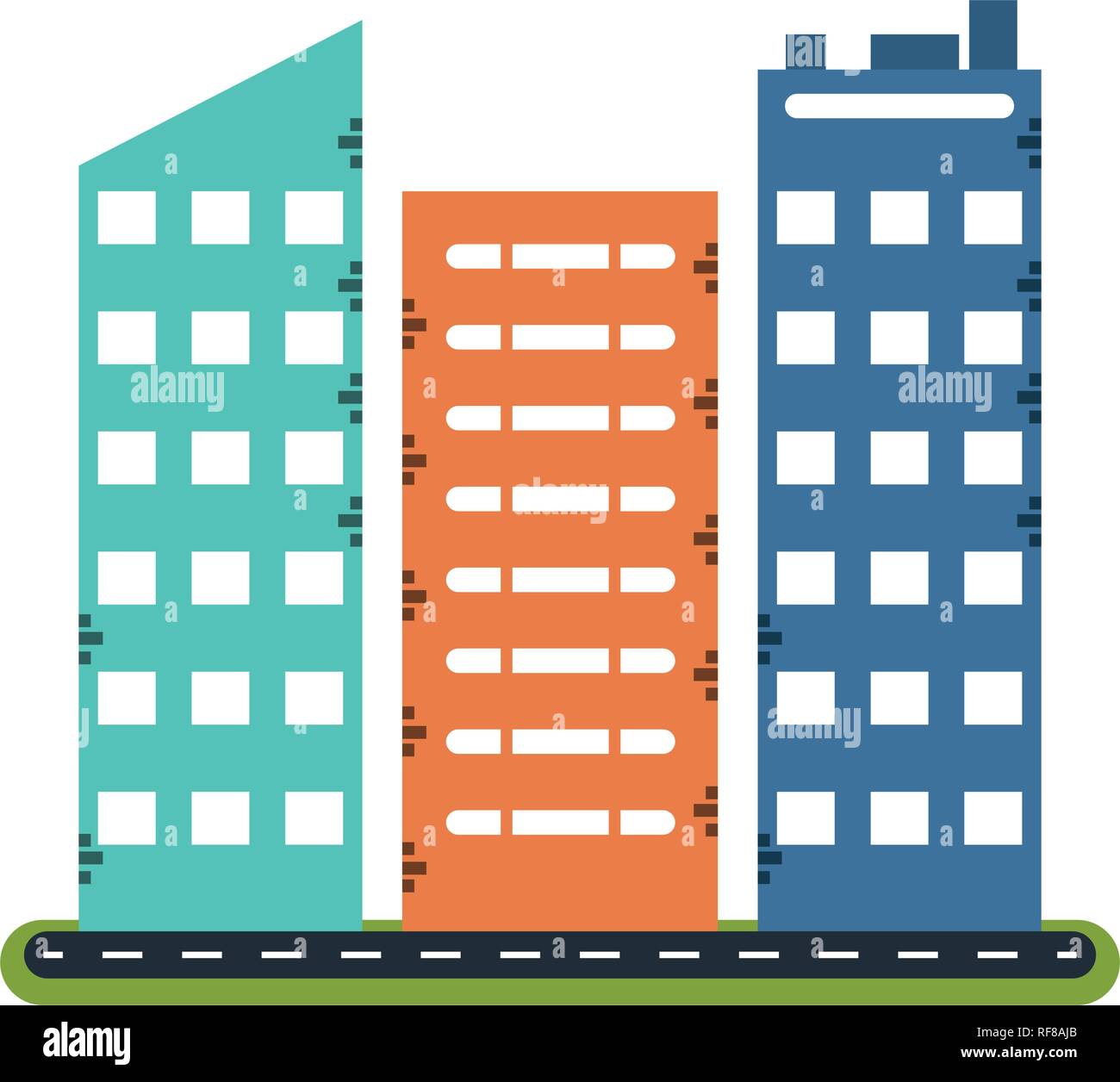 Environmental concept on street Stock Vector Images - Alamy