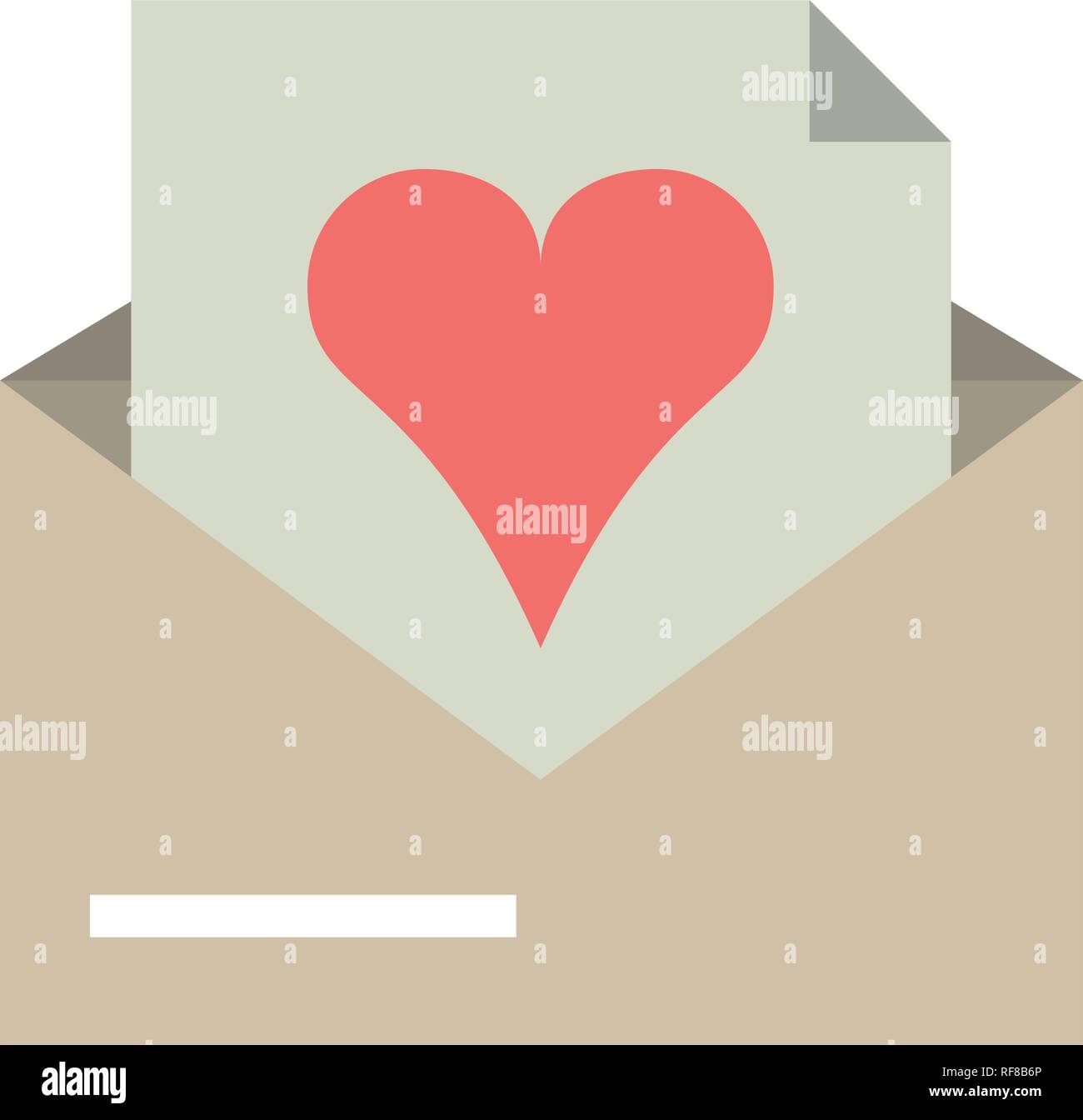 Envelope open with love letter Stock Vector Image & Art - Alamy