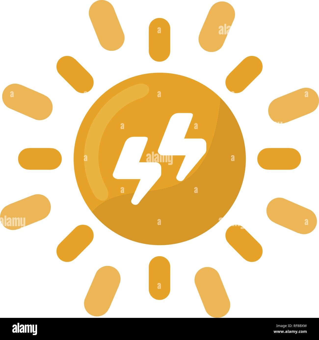 Sun green energy Stock Vector Image & Art - Alamy