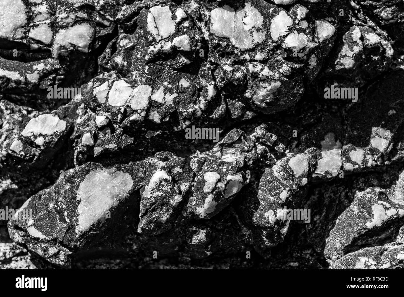 Hard rock close up detail view texture background Stock Photo - Alamy