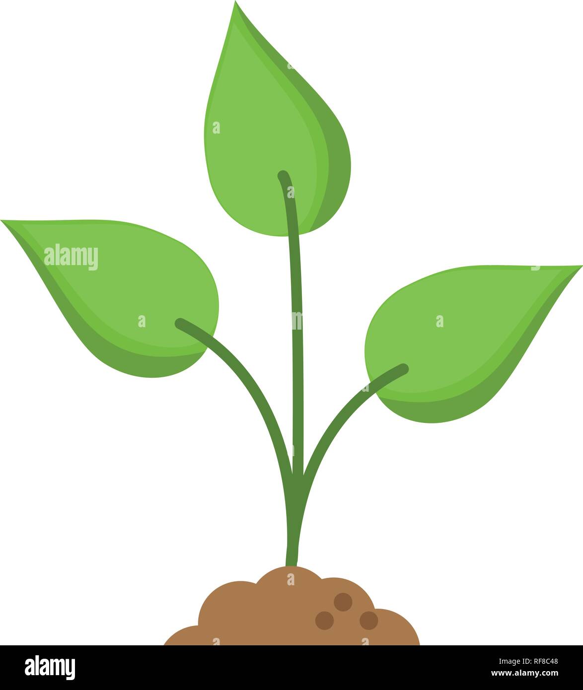 Plant natural symbol Stock Vector Image & Art - Alamy