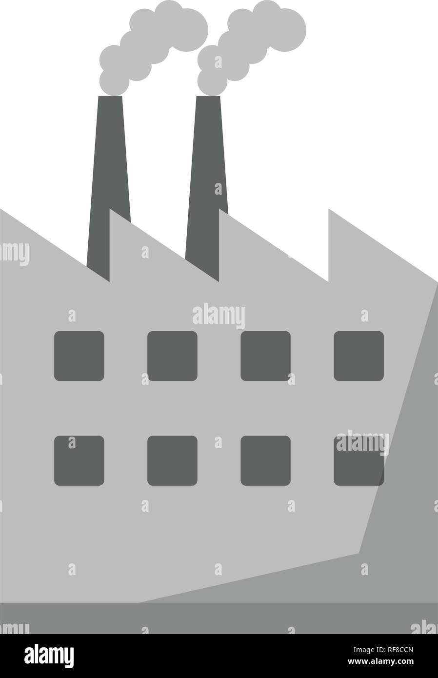 Factory building symbol isolated Stock Vector Image & Art - Alamy
