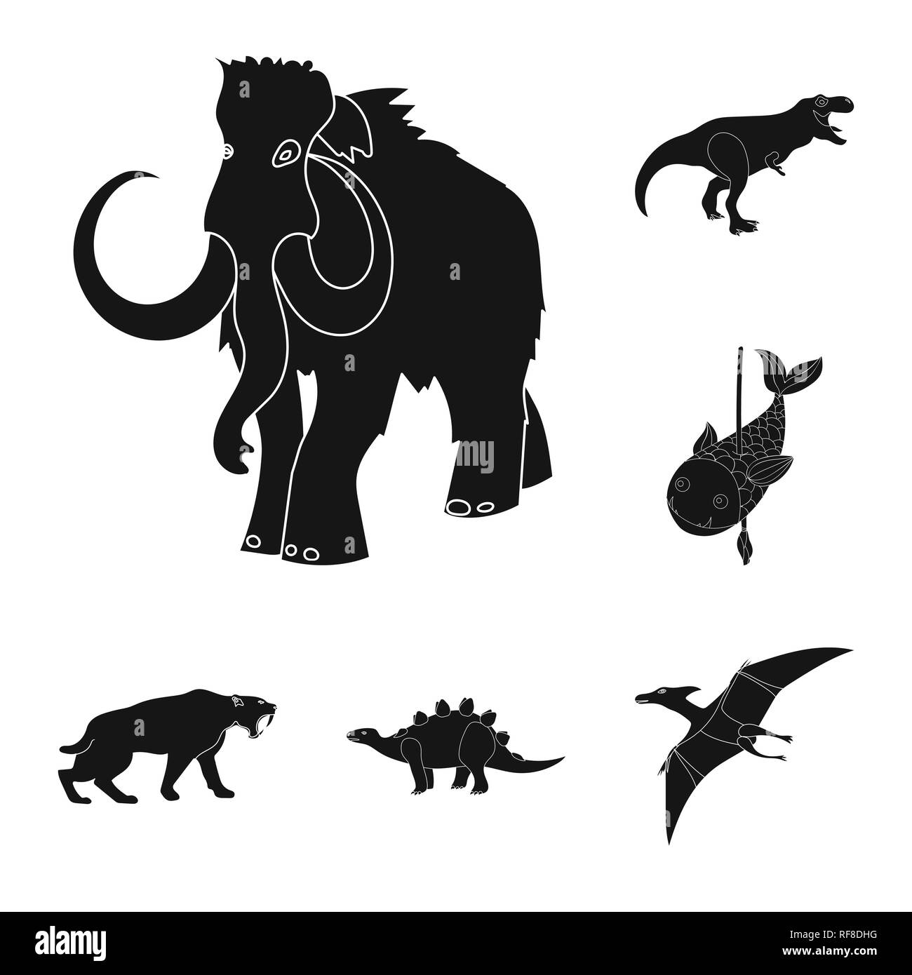 mammoth,dinosaur,pteranosaurus,ichthyosaur,dino,africa,doodle ...