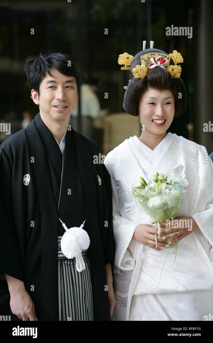 Shinto wedding, Meiji Shrine, Tokyo, Japan, Asia Stock Photo - Alamy